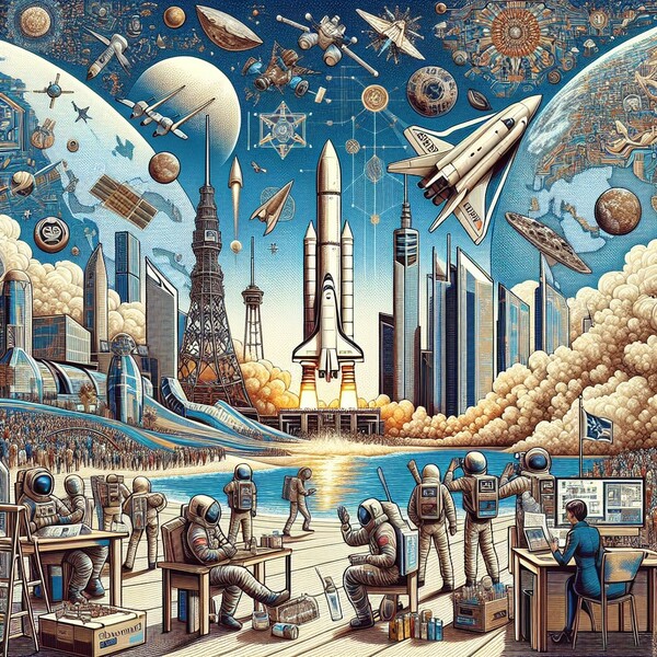 Space in 2030: A New Era of Industry, Power, and Society